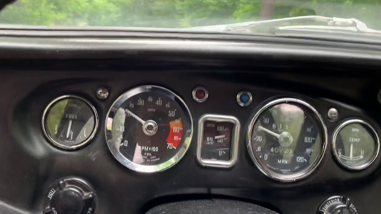 Mgb horn gauges country road - YouTube