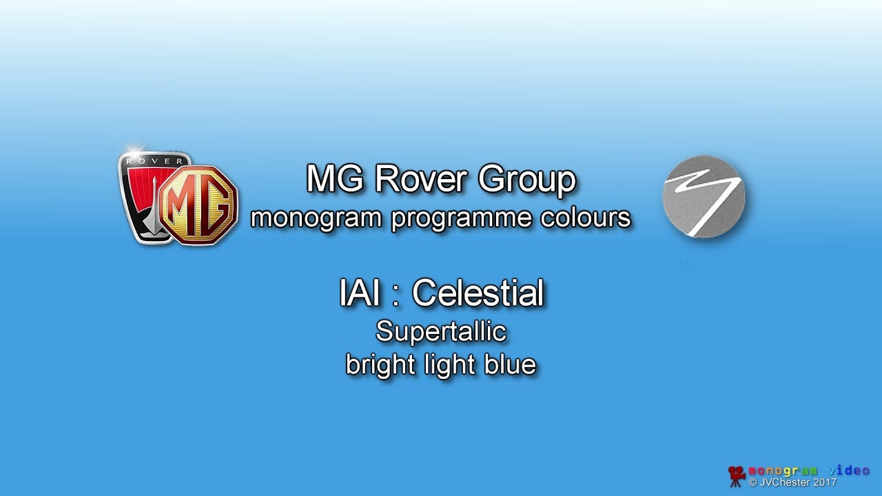 MG-Rover Monogram IAI Celestial Supertallic - YouTube