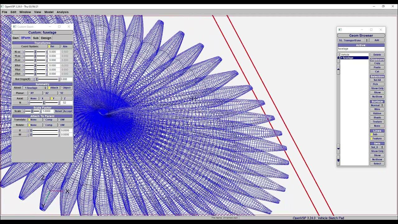 OpenVSP Tutorial Part IV : Menu bars & Control toolbox || Space Inox - YouTube