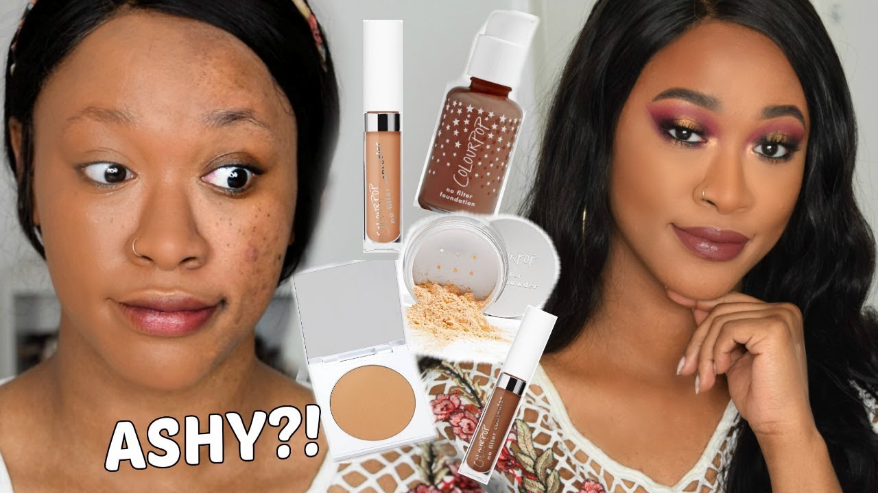 COLOURPOP NO FILTER FOUNDATION, CONCEALER, SETTING POWDER & PRESSED ...