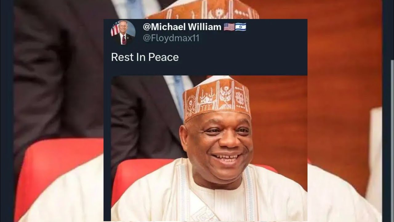 😭Senator Orji Uzor Kalu Is Dêãd? T£NSION In Igboland As Alleged U. S ...