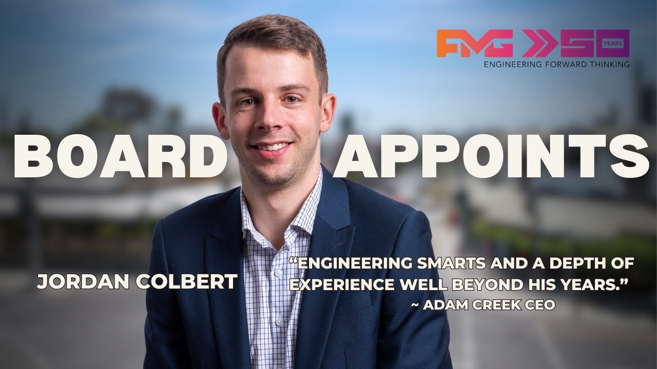 FMG Engineering Appoints Jordan Colbert To The Board - YouTube