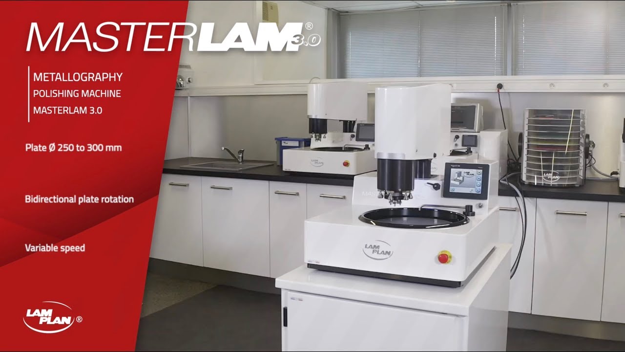 LAM PLAN - MASTERLAM® 3.0 - Polishing machine - YouTube