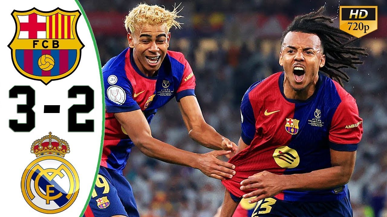 Real Madrid vs Barcelona EPIC El Clasico Match Highlights 2025 - YouTube