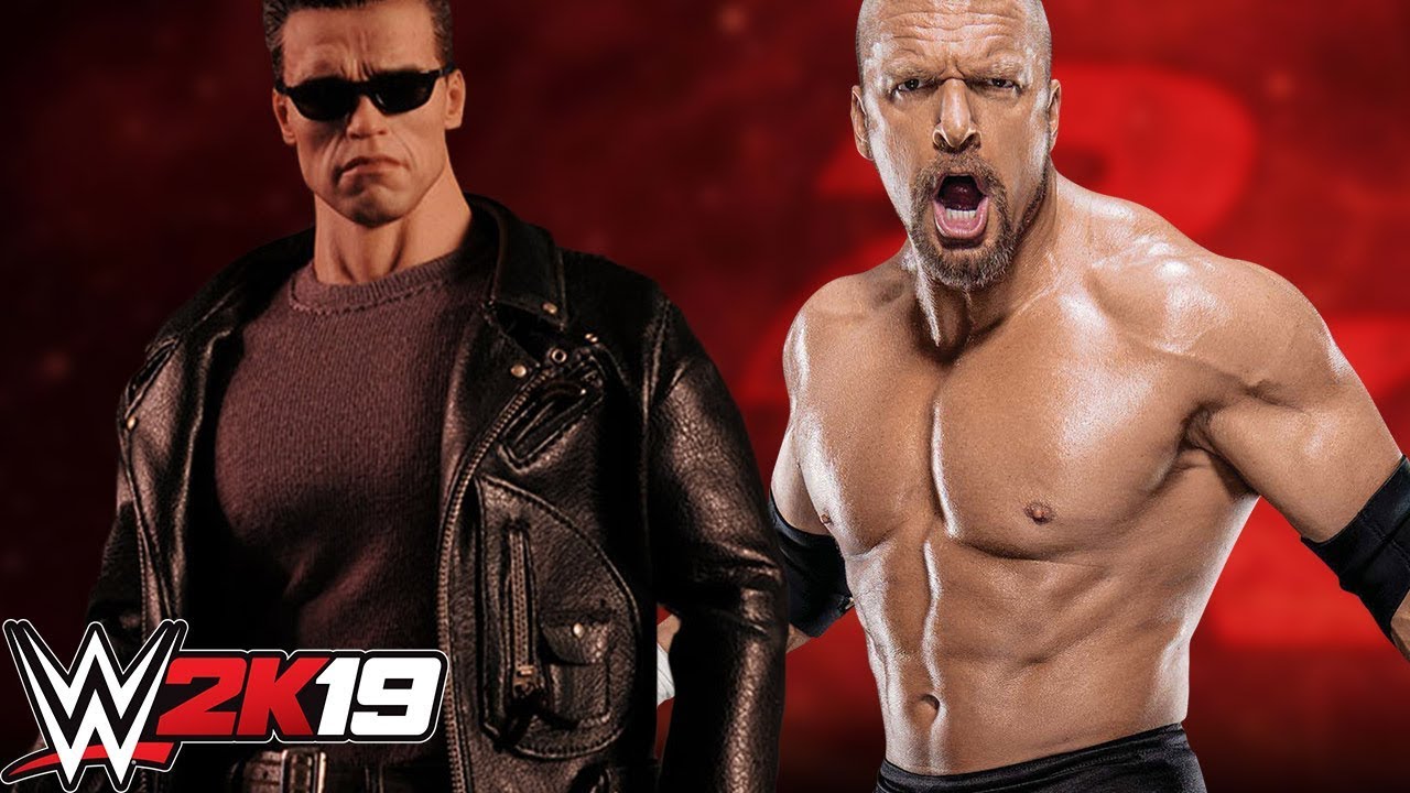 TERMINATOR VS TRIPLE H WWE 2K19 - YouTube