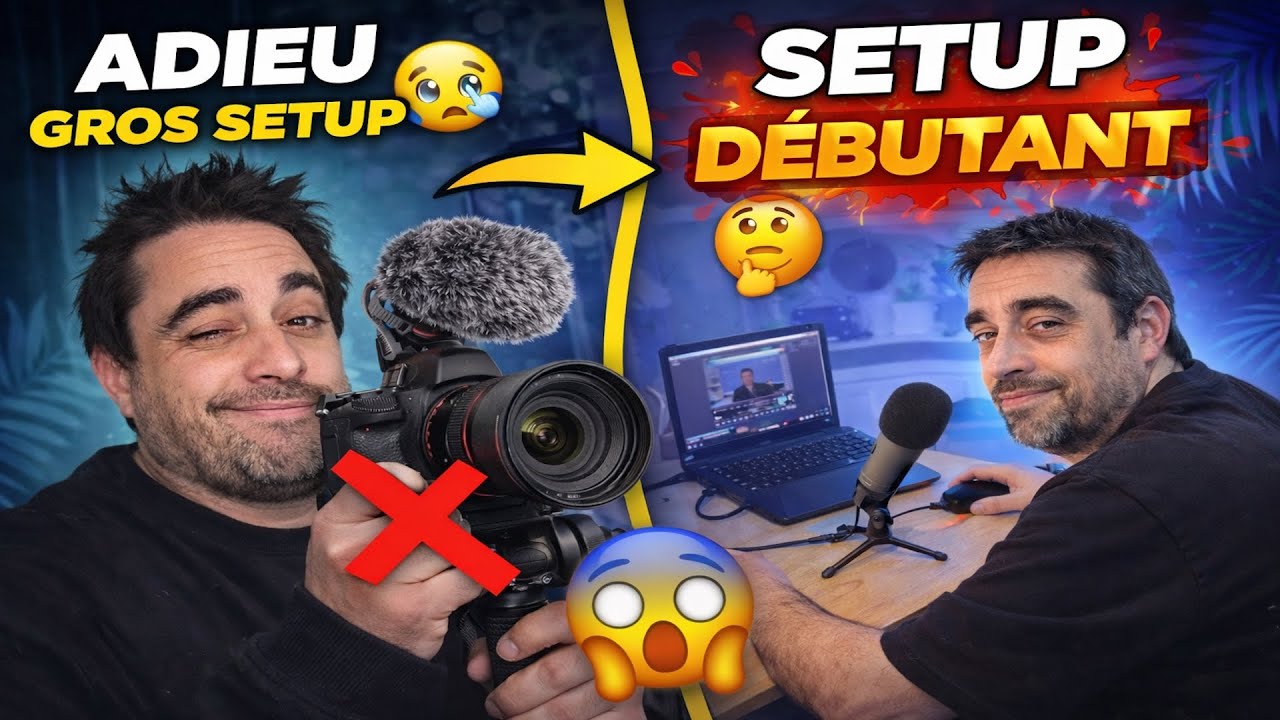 J’ai TOUT vendu… retour avec un setup de débutant - YouTube