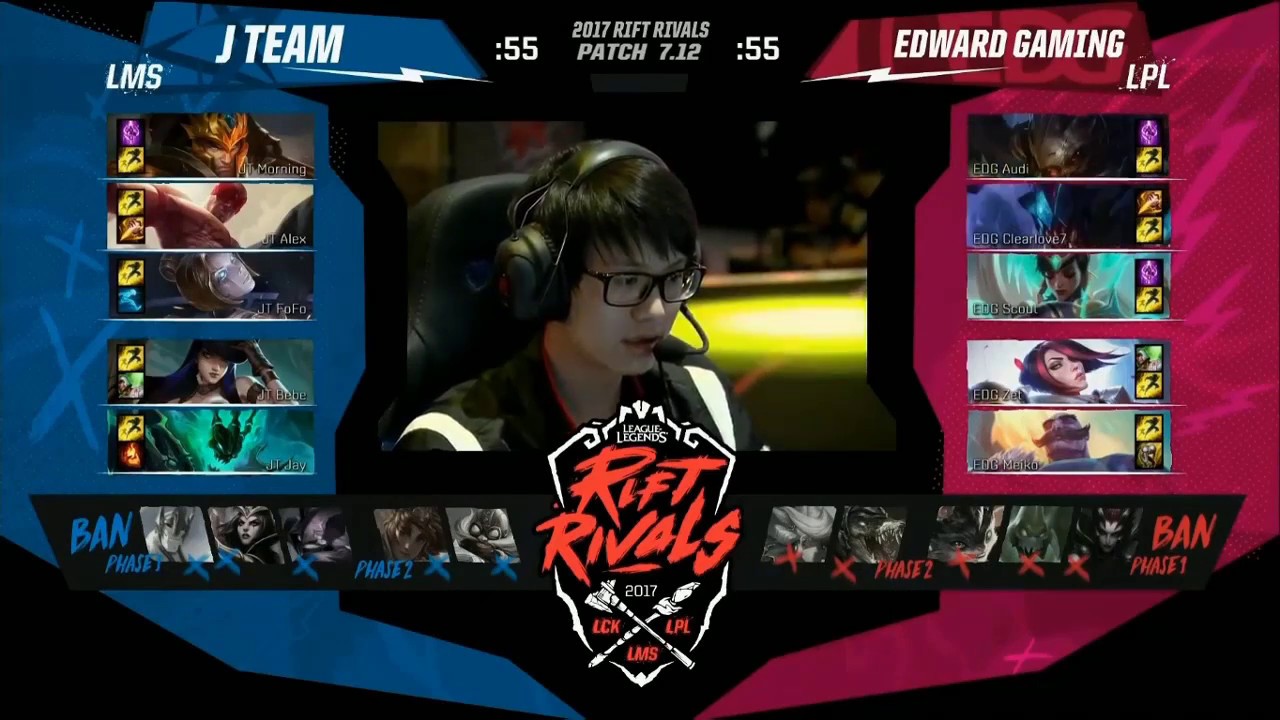 EDG Audi (Fiora) vs JTeam Morning (Jarvan) Highlights | 2017 Rift Rivals: LMS vs LPL - Day 2 ...