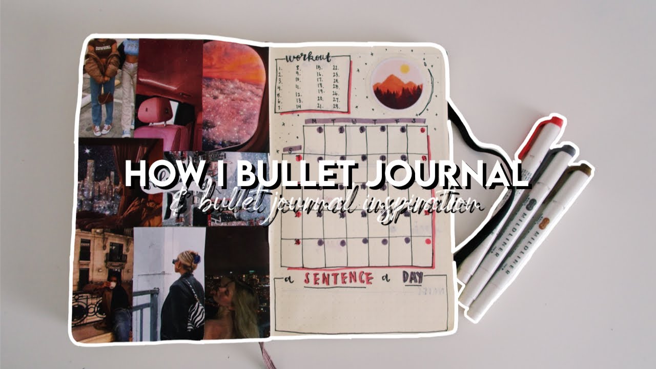HOW I BULLET JOURNAL IN 2021 *some bullet journal inspo for ya* - YouTube