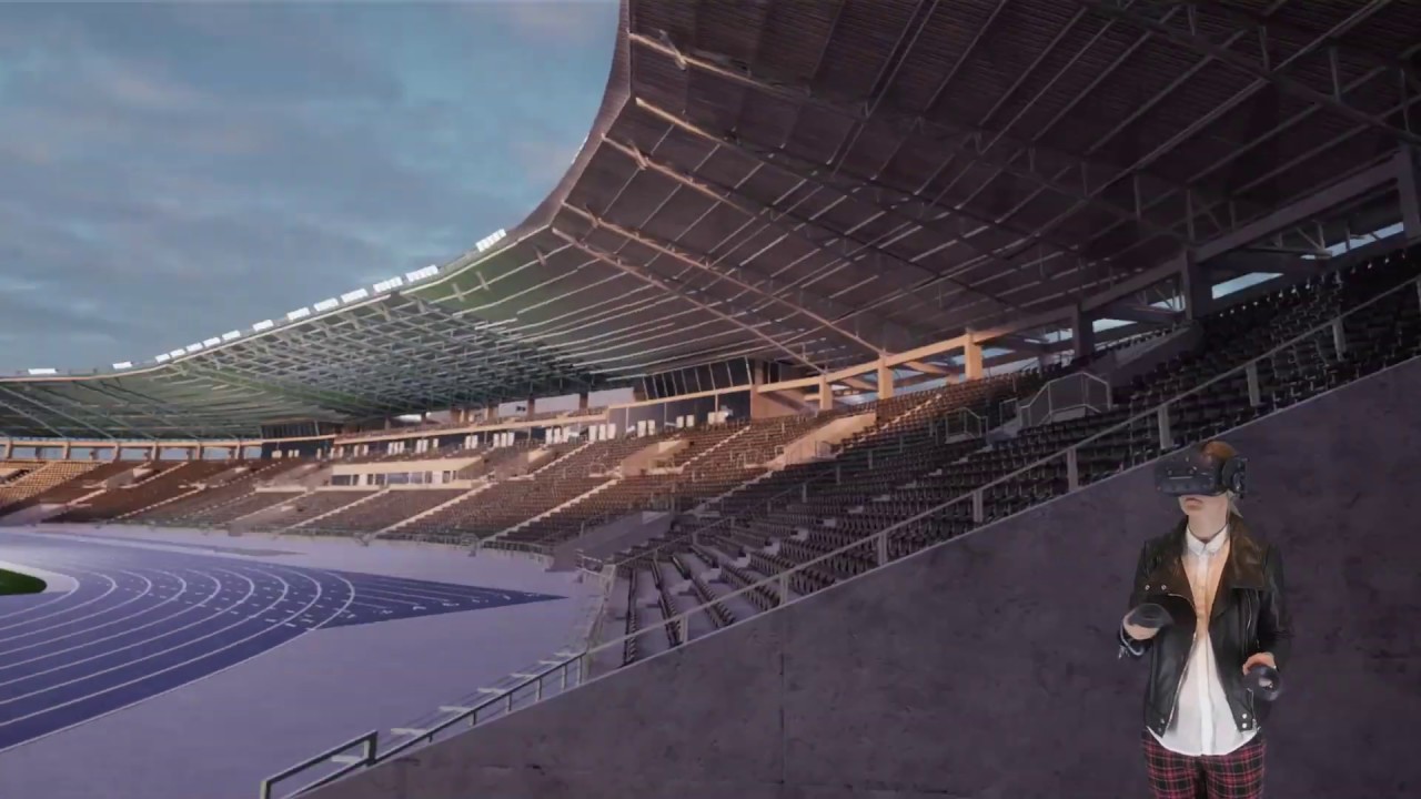 Olympic Stadium Virtual Reality - Unreal Engine 4 - YouTube