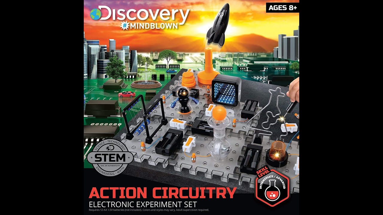 Discovery™ MINDBLOWN Toy Circuitry Action Experiment Floating Ball Kit ...