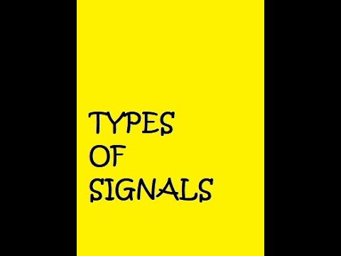 TYPES OF SIGNALS/SIGNALS AND SYSTEMS - YouTube