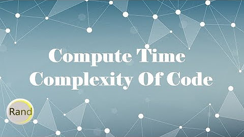 Algorithm Analysis (Time Complexity) - YouTube
