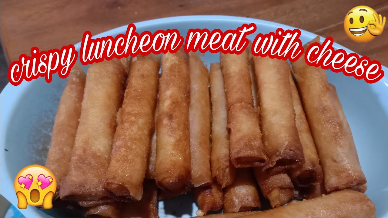 crispy luncheon meat with cheese - YouTube