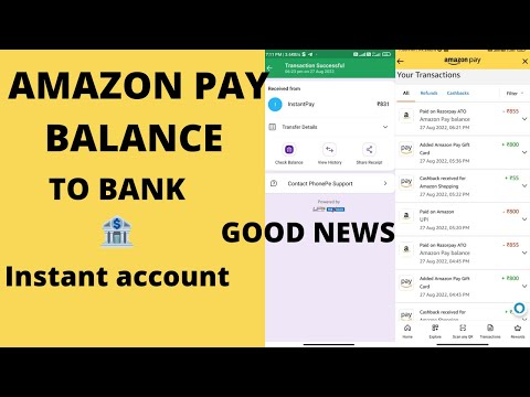 Amazon pay balance to bank account transfer || How to amazon pay ...