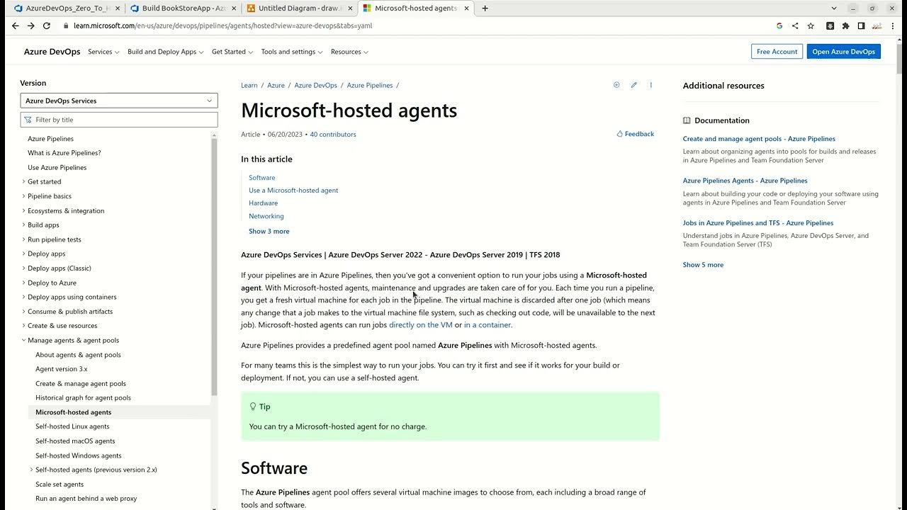 26. Overview on Microsoft-Hosted and Self-Hosted agent - YouTube