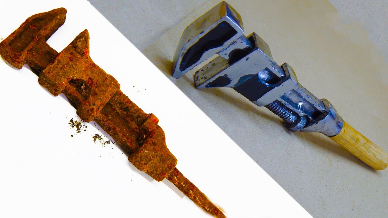 Restoration of a German wrench part 2 - YouTube