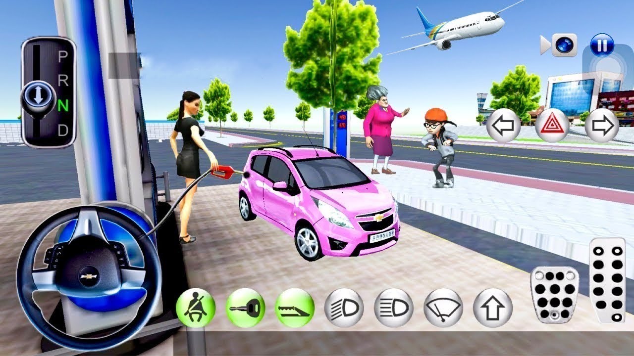 3D Driving Class mini car Gas Station Car Funny Driving! Games ...
