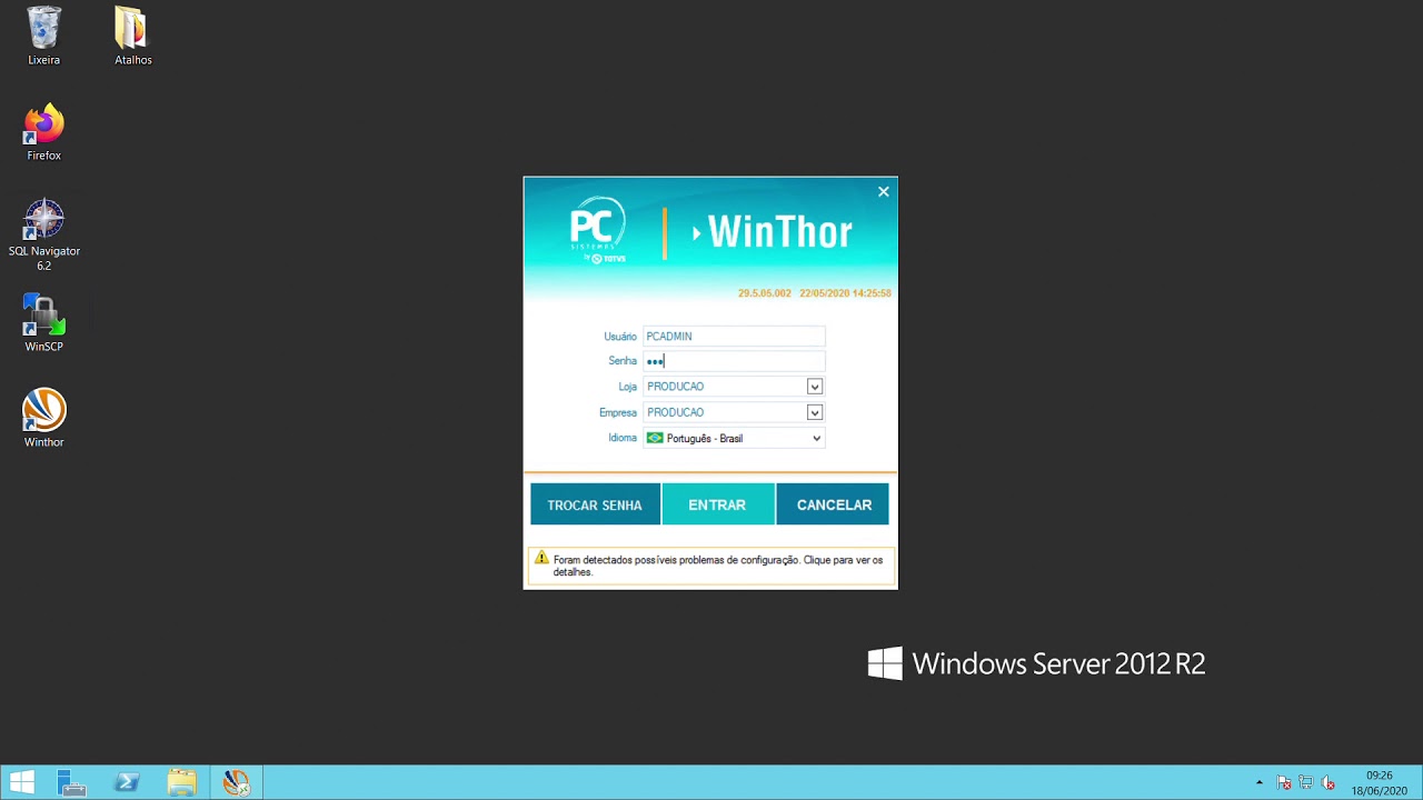 Demonstração de funcionamento do ERP Winthor em nuvem. - YouTube