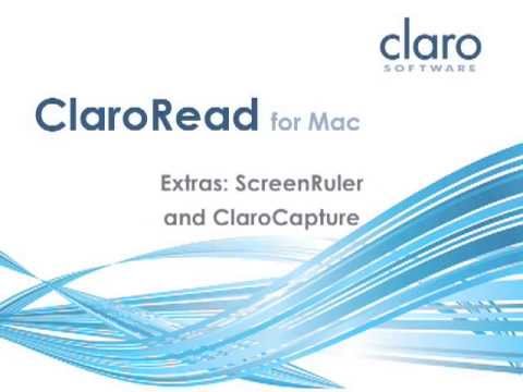 02 New for ClaroRead Mac V4 reading and writing support Africa - YouTube