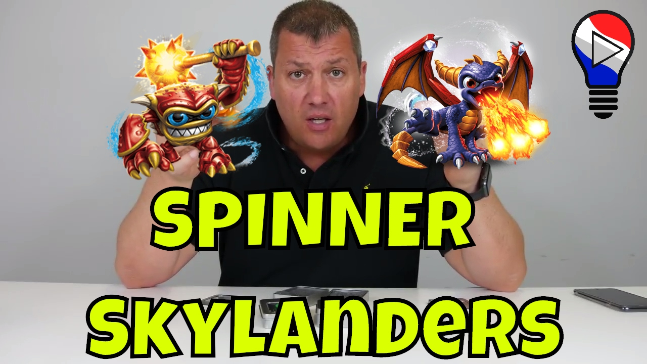 Fidget Hand Spinner LED Skylanders Projecteur Jouet Test Review ...