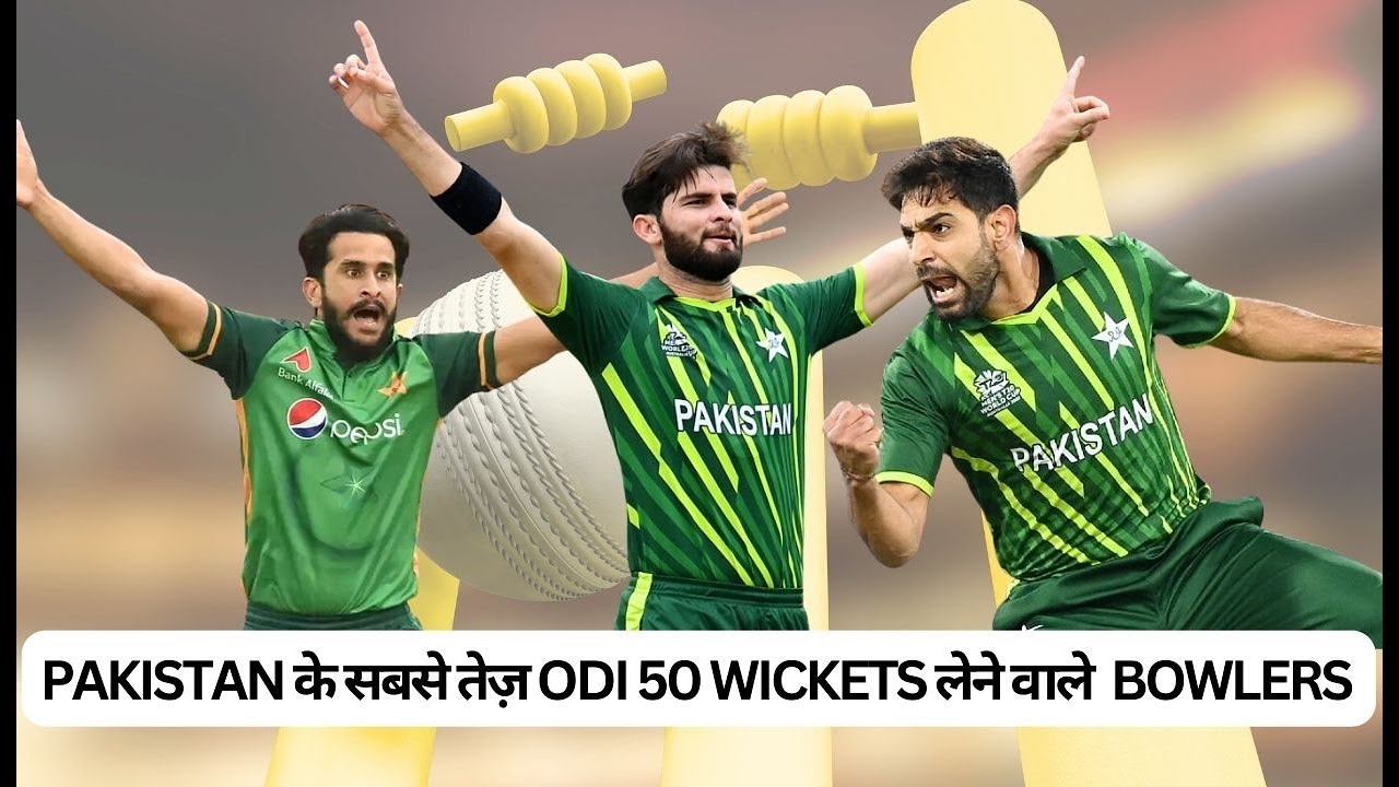 Pakistan's Bowler Fastest Top 50 Wicket Takers in ODI #pakistanbowling ...