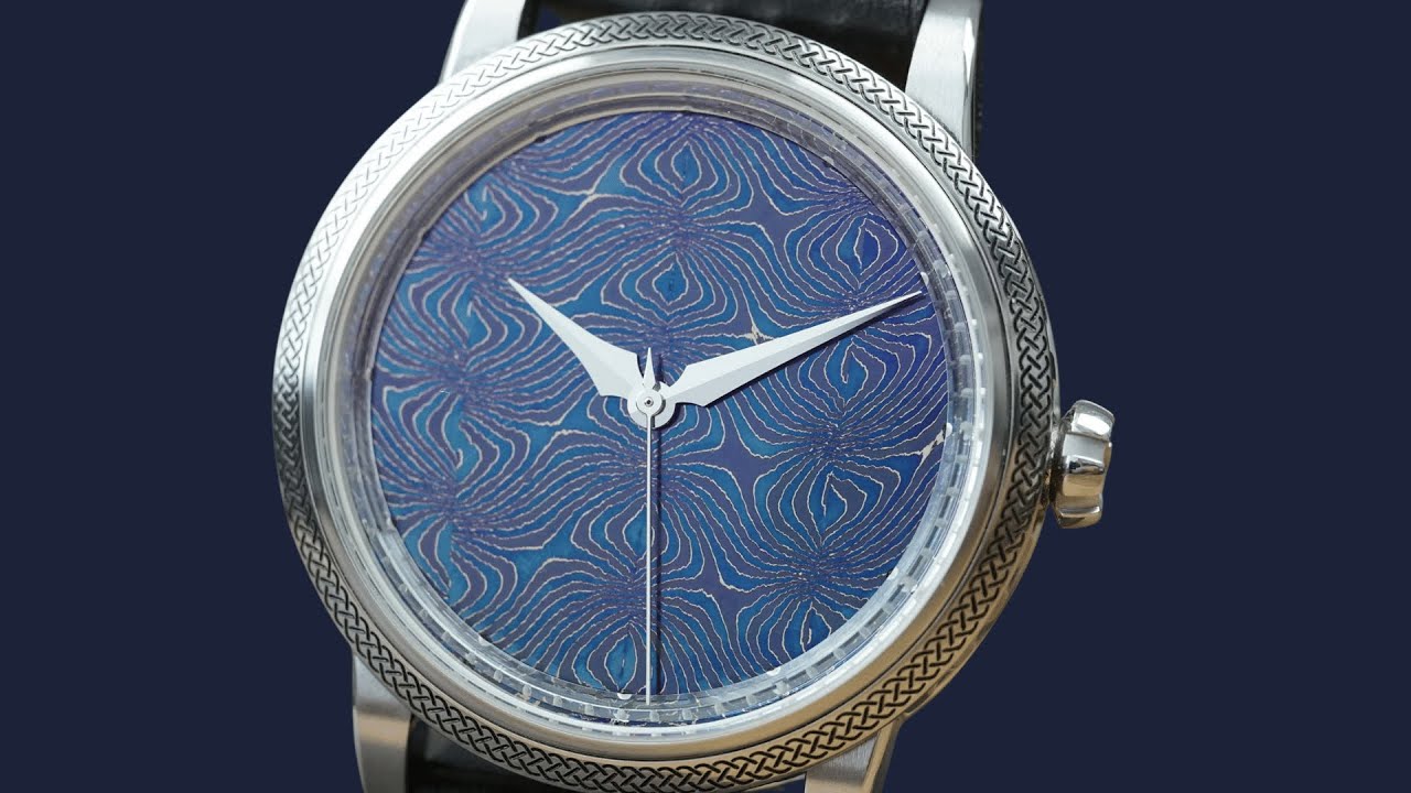 GoS Völund Fullerö Sword – Viking Damascus Steel Watch Inspired by the ...