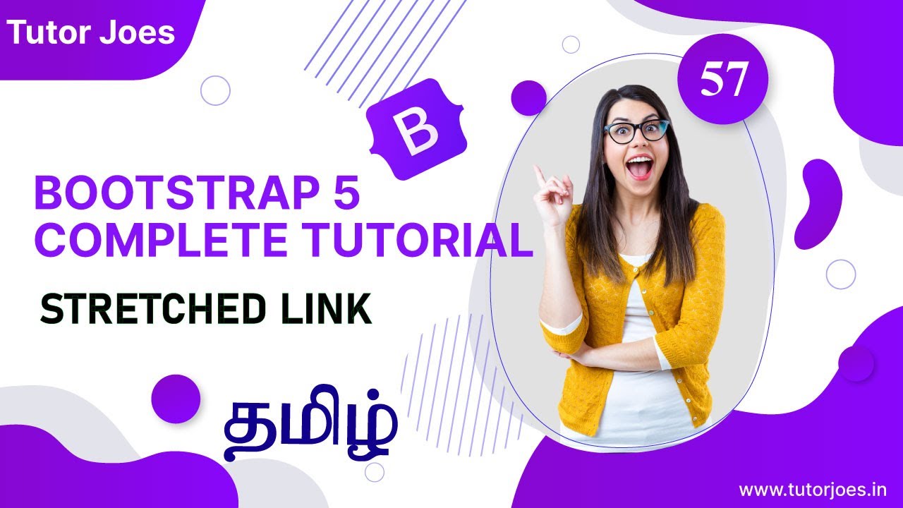 Stretched link in Bootstrap | Bootstrap 5.3 in Tamil | Tutor Joes - YouTube
