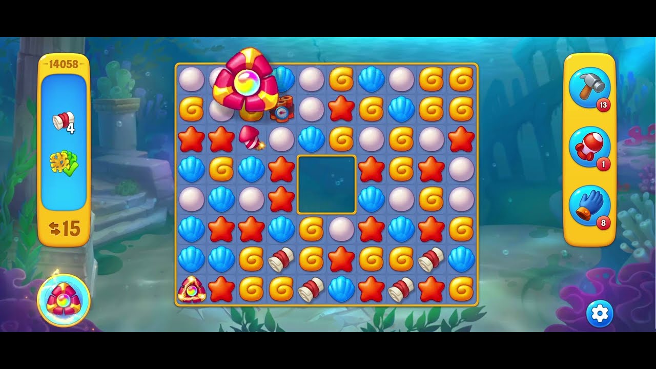 @Fishdom Level 14057 - 14058 - YouTube