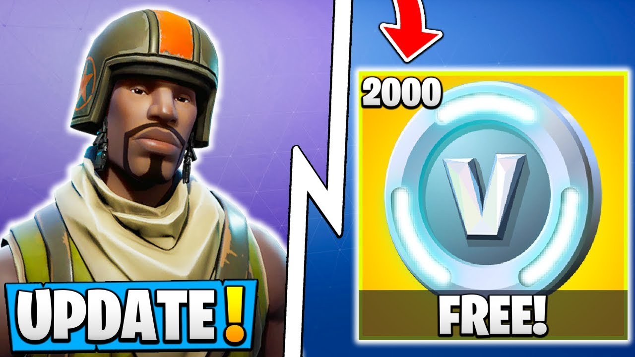 *NEW* Fortnite Update! | Free 2000 Vbucks, OG S1 Skin, $3 Billion USD ...