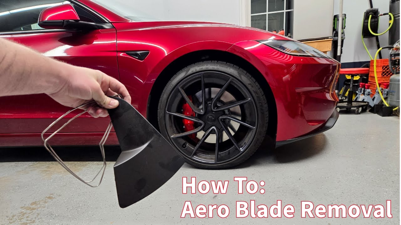 2024 Model 3 Performance: How To Remove Aero Blades from 20" Warp ...