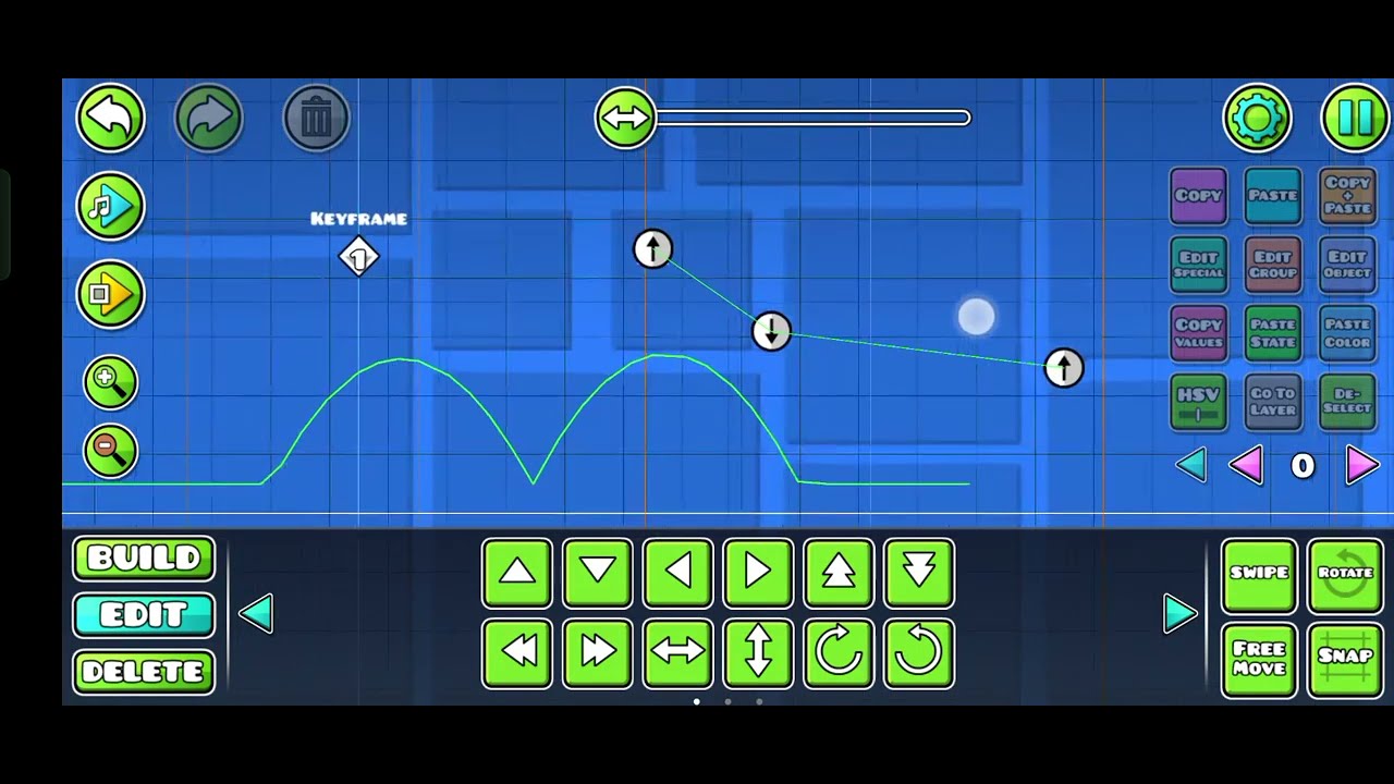 Geometry Dash 22 Tutorial How To Use The Keyframe Animations Triggers