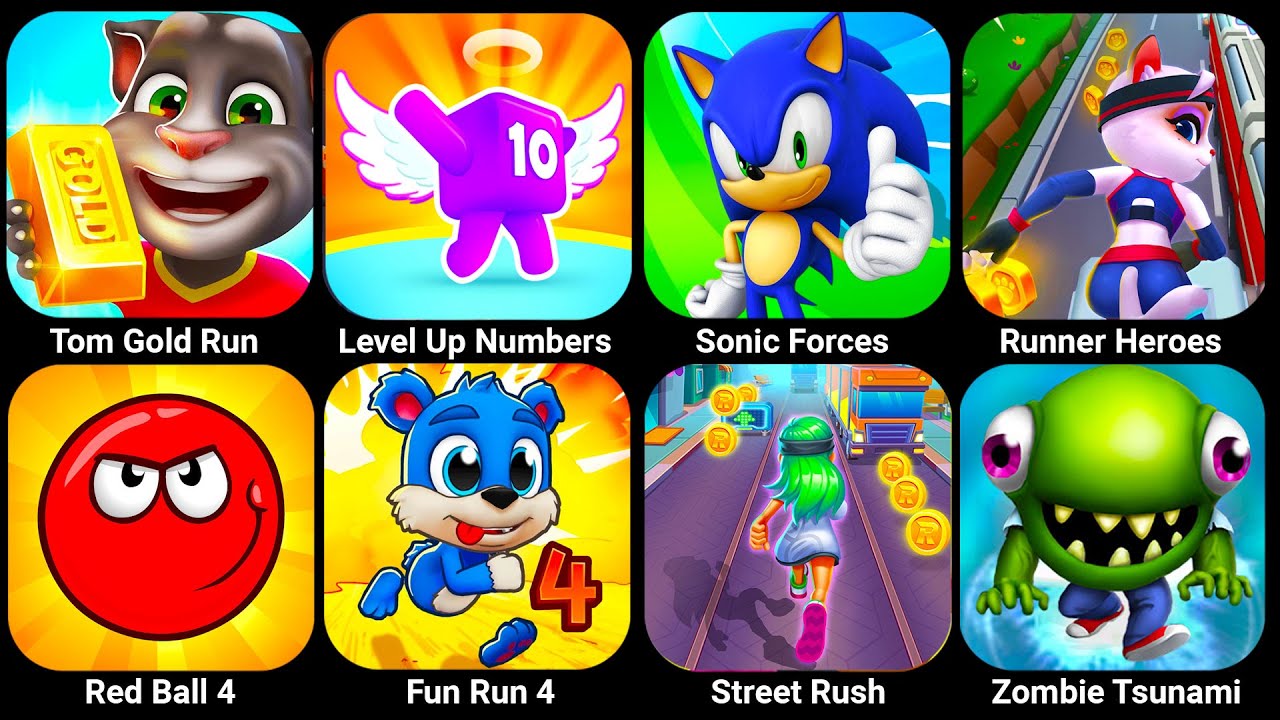 Running Pet, Shape Shifting, Sonic Dash, Metroland, Monster Lab, Level ...