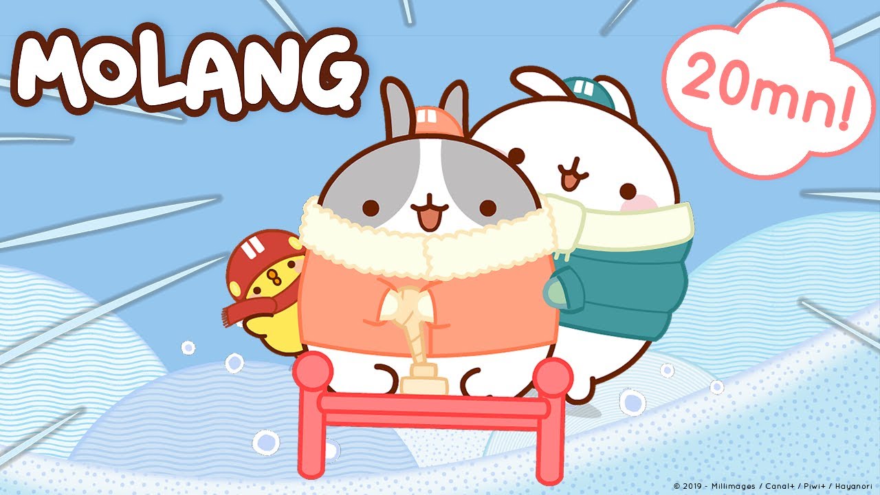 Molang - Funny games in the snow ! - YouTube