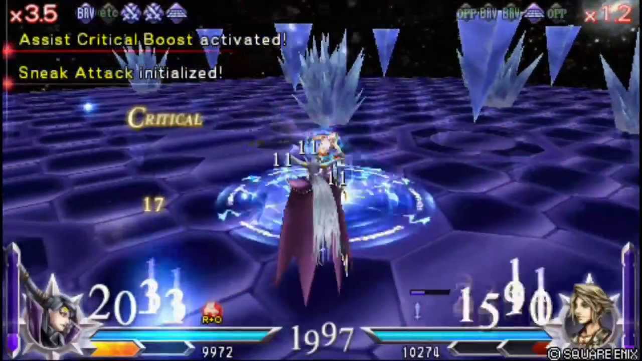 Dissidia 012 - Emperor (FF2) vs Vaan (FF12) - YouTube