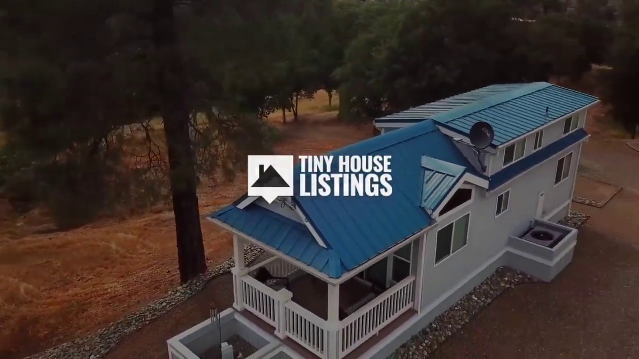 Tiny House With Net Loft For Young Couple - YouTube