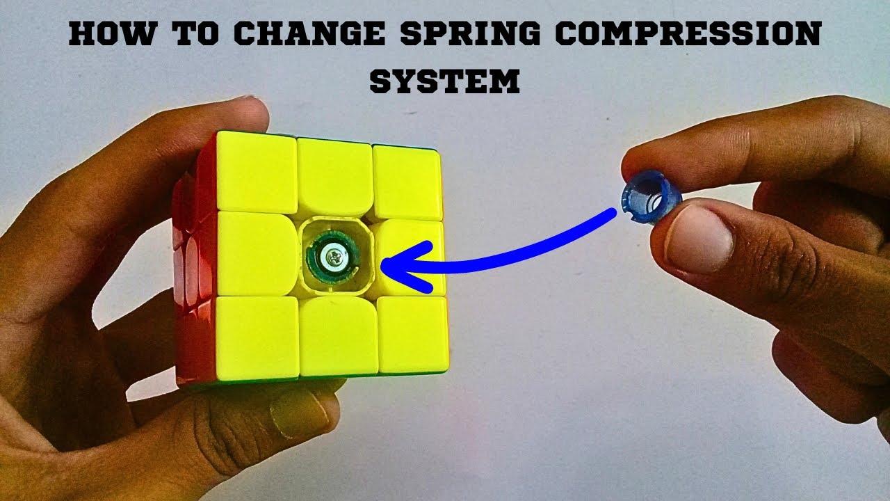 How to change spring compression system of "Moyu RS3M 2020" - YouTube