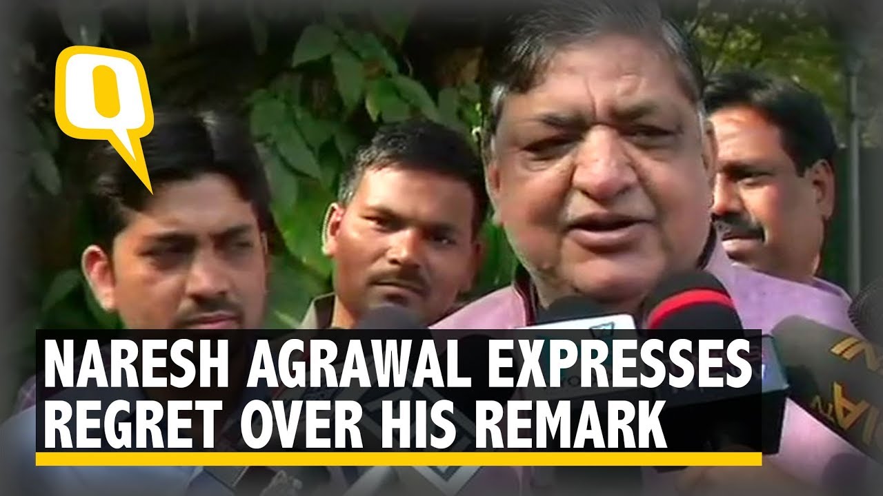 BJP Leader Naresh Agrawal Expresses Regret Over His Remark on Actors ...