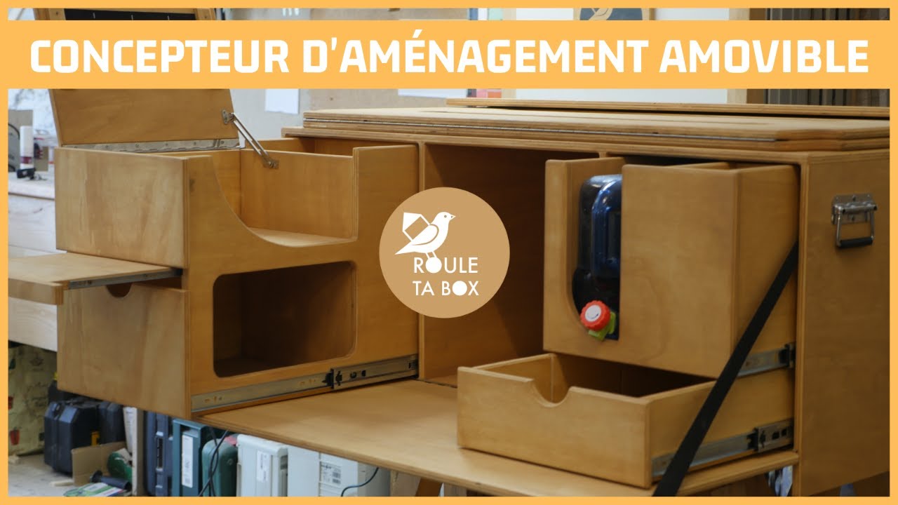 RouleTaBox - Aménagement amovible - YouTube