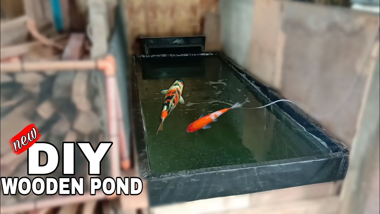 HOW TO Make DIY Wooden Pond - YouTube