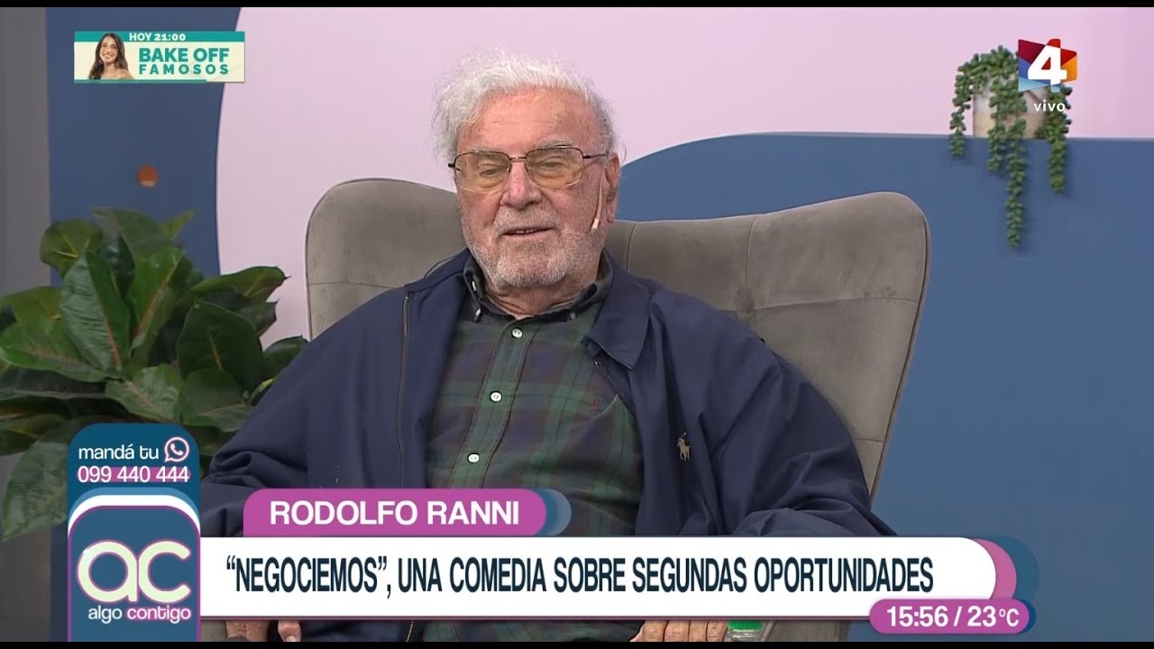 Algo Contigo – Rodolfo Ranni presenta “Negociemos” en Uruguay - YouTube