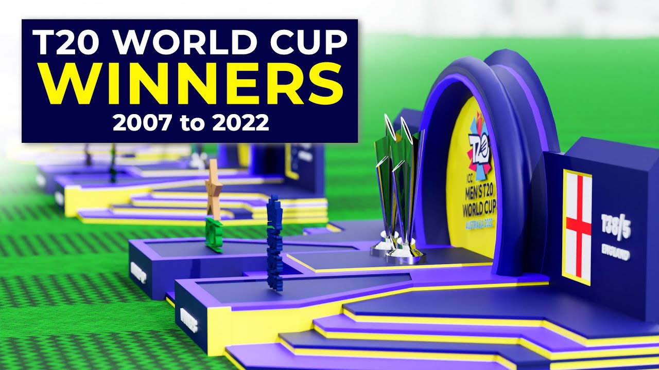 All T20 World Cup Winners & Runners-Up 2007-2023 - YouTube