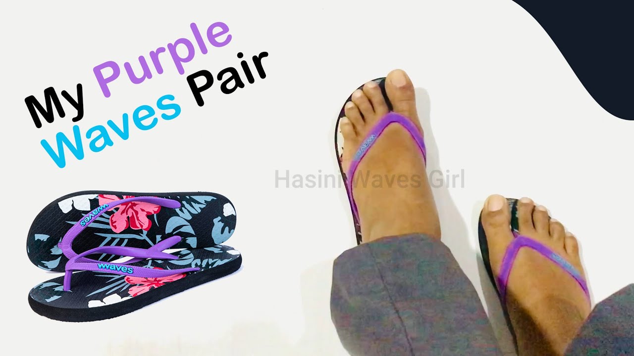 My Purple Waves Slippers Pair | Waves Sri Lanka - YouTube