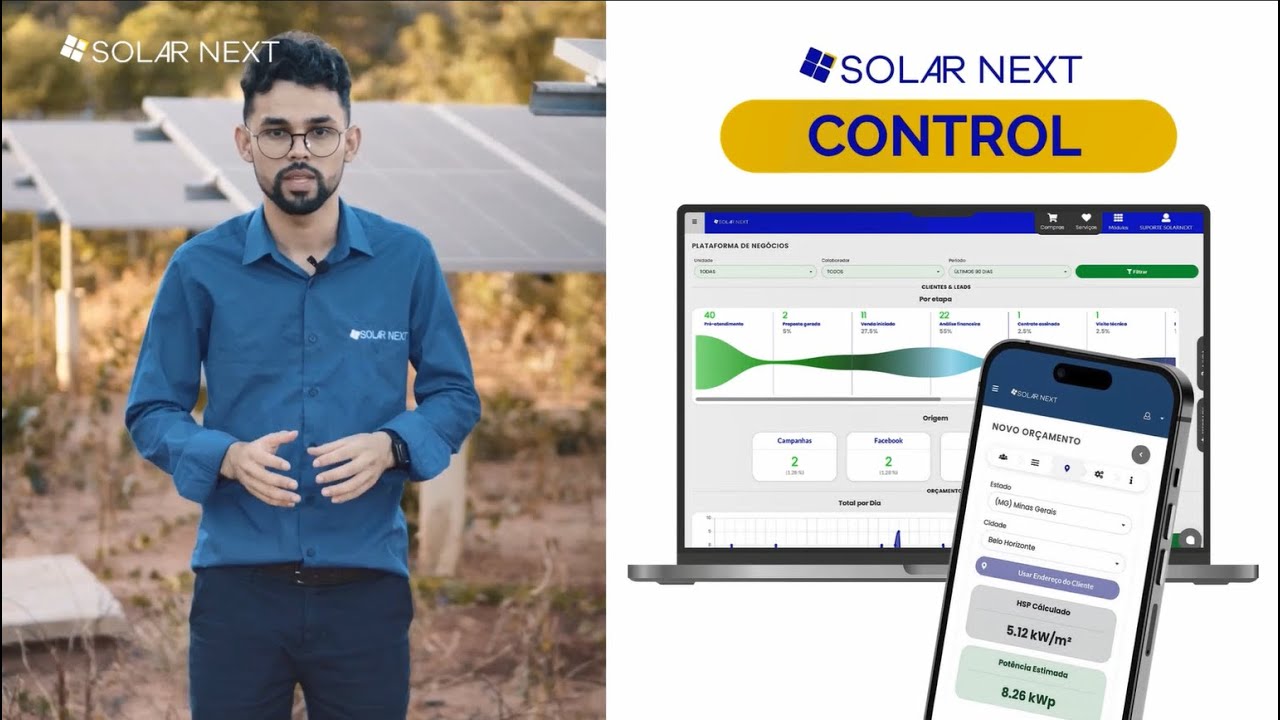 Solar Next Control: Plataforma de Gestão Solar Completa - YouTube
