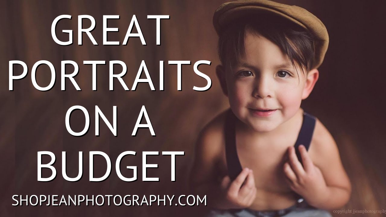 How To Create Great Portraits On A Budget At Home #learnphotography # ...