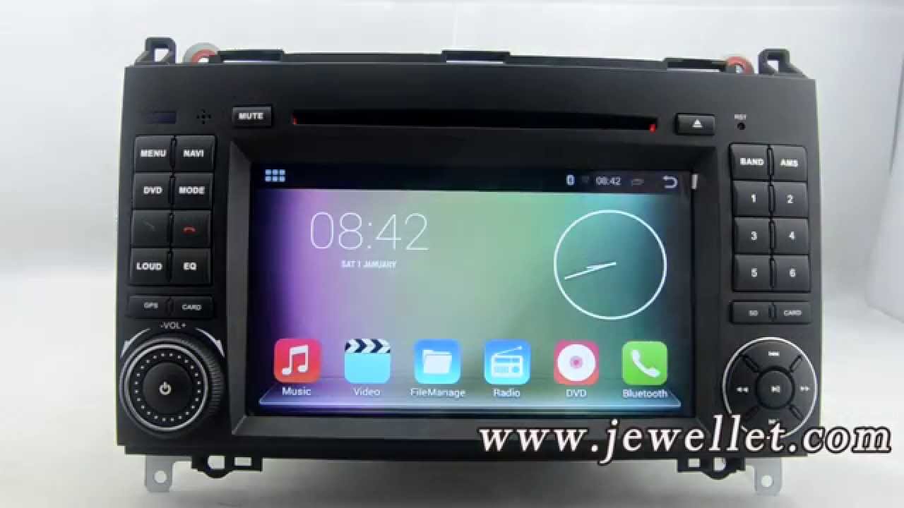 Android 4.4 Benz W169 W245 Vito Viano Sprinter DVD GPS Navigation with ...