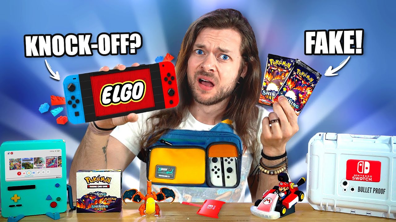 These WEIRD & FAKE Nintendo Switch Accessories - YouTube