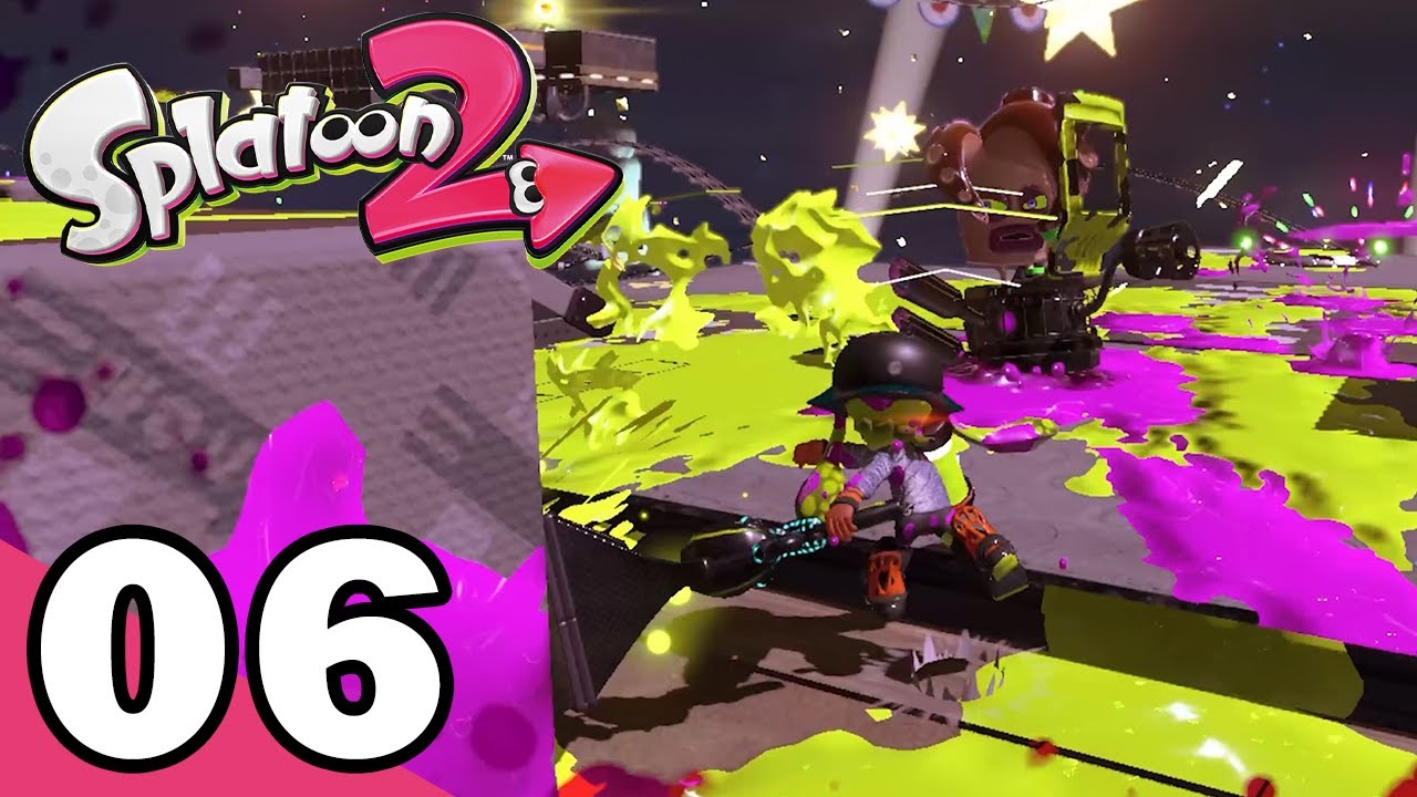 Splatoon 2 Hero Mode 1000% Walkthrough Part 6 - Sector 6 [NSW/4K] [With ...