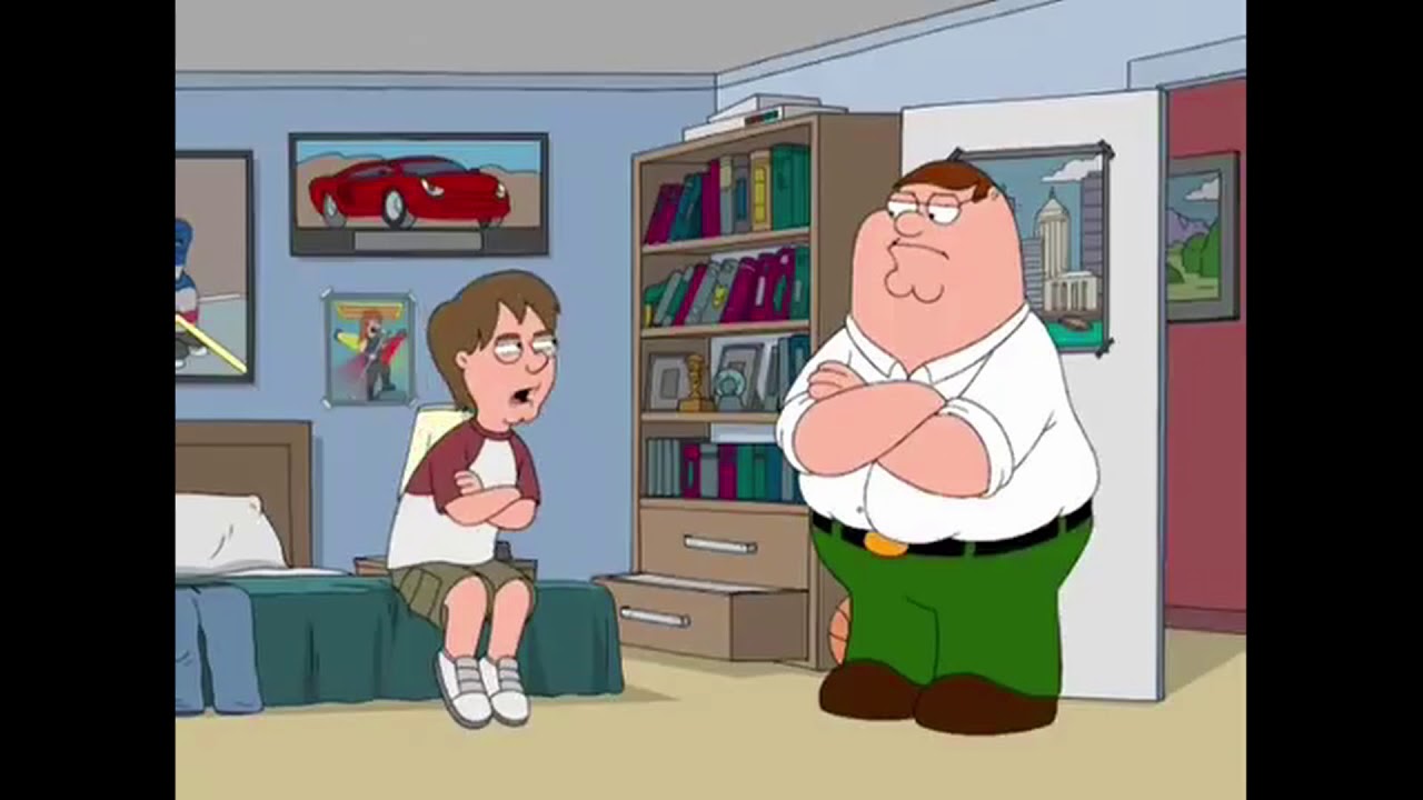 peter guy slowly realizes his true purpose - YouTube