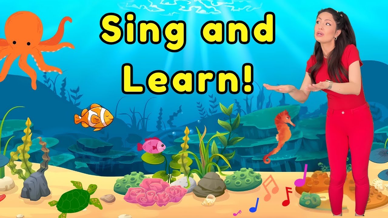Ocean Animals Song for Kids: Under the Sea Sing and Learn! - YouTube