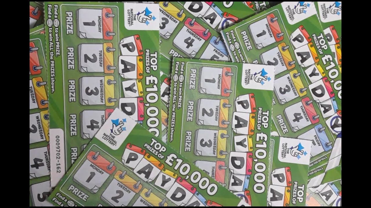 National lottery scratch cards. Payday - YouTube